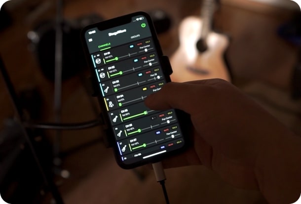 Wireless in-ear monitoring system